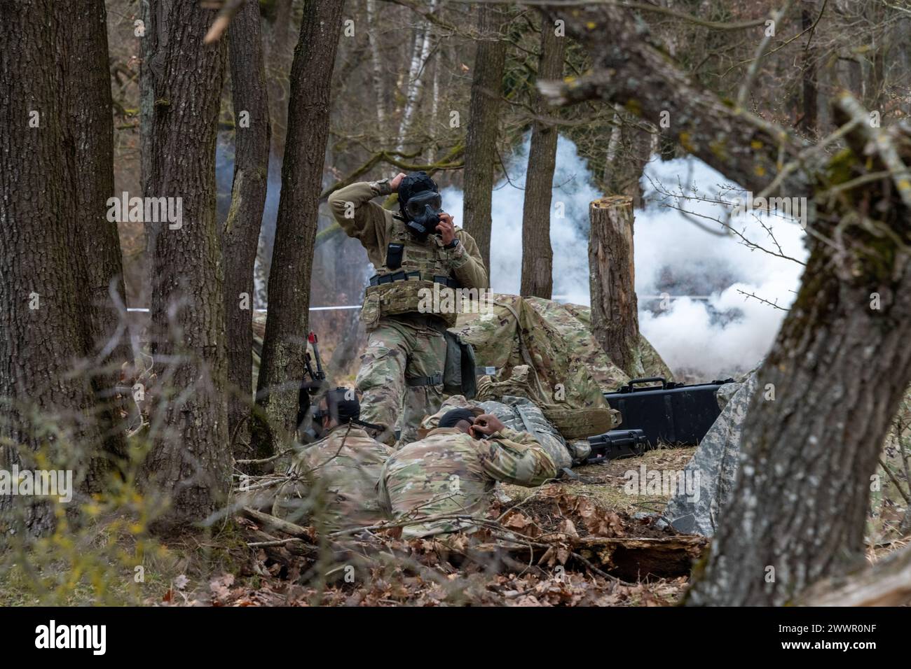 U.S. Soldiers with 30th Medical Brigade, 21st Theater Sustainment ...