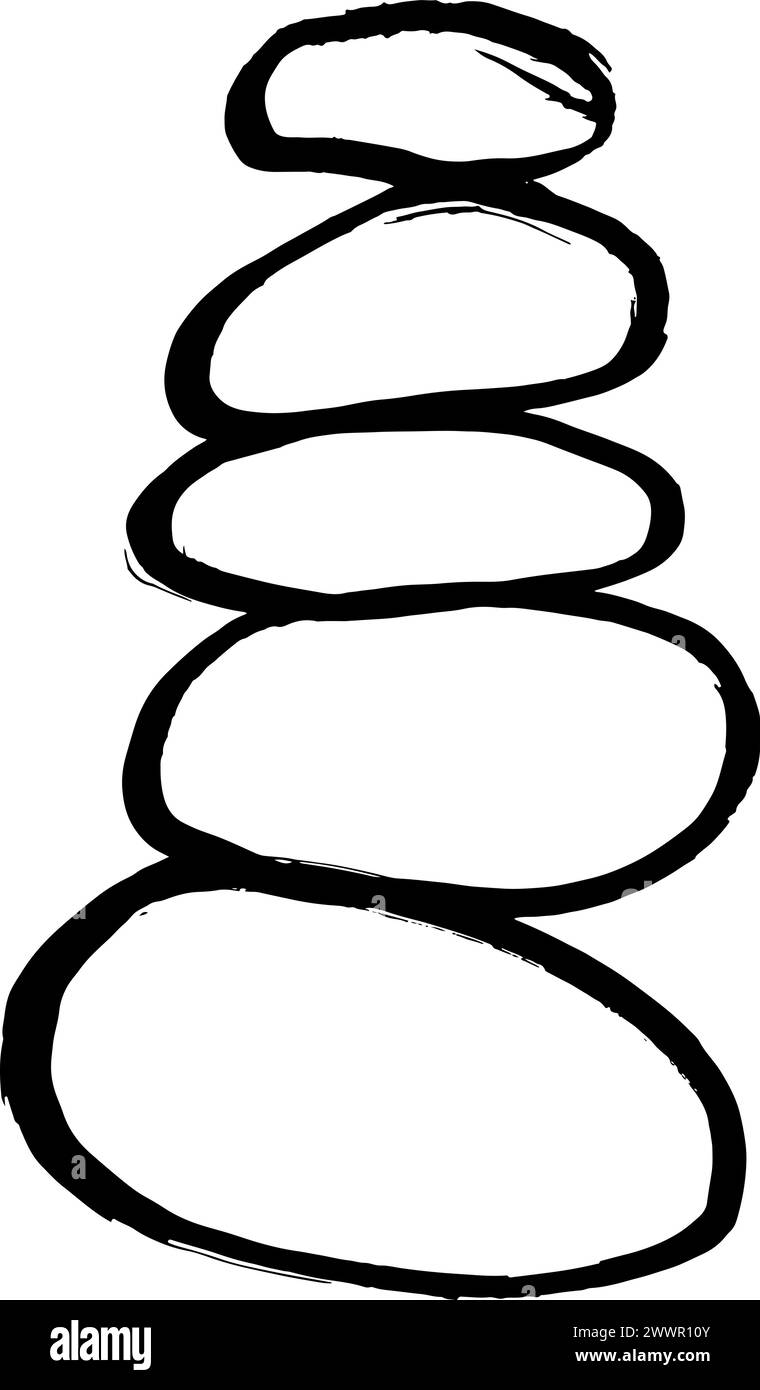 Stone background dry stones Stock Vector Images - Alamy