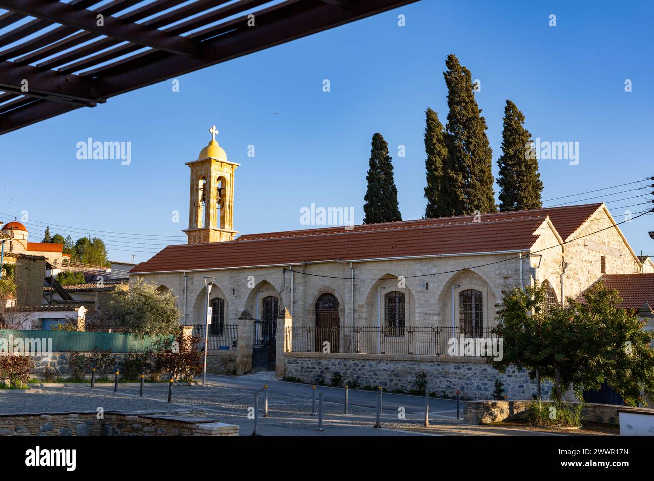 Cyprus church in a village Stock Photo - Alamy