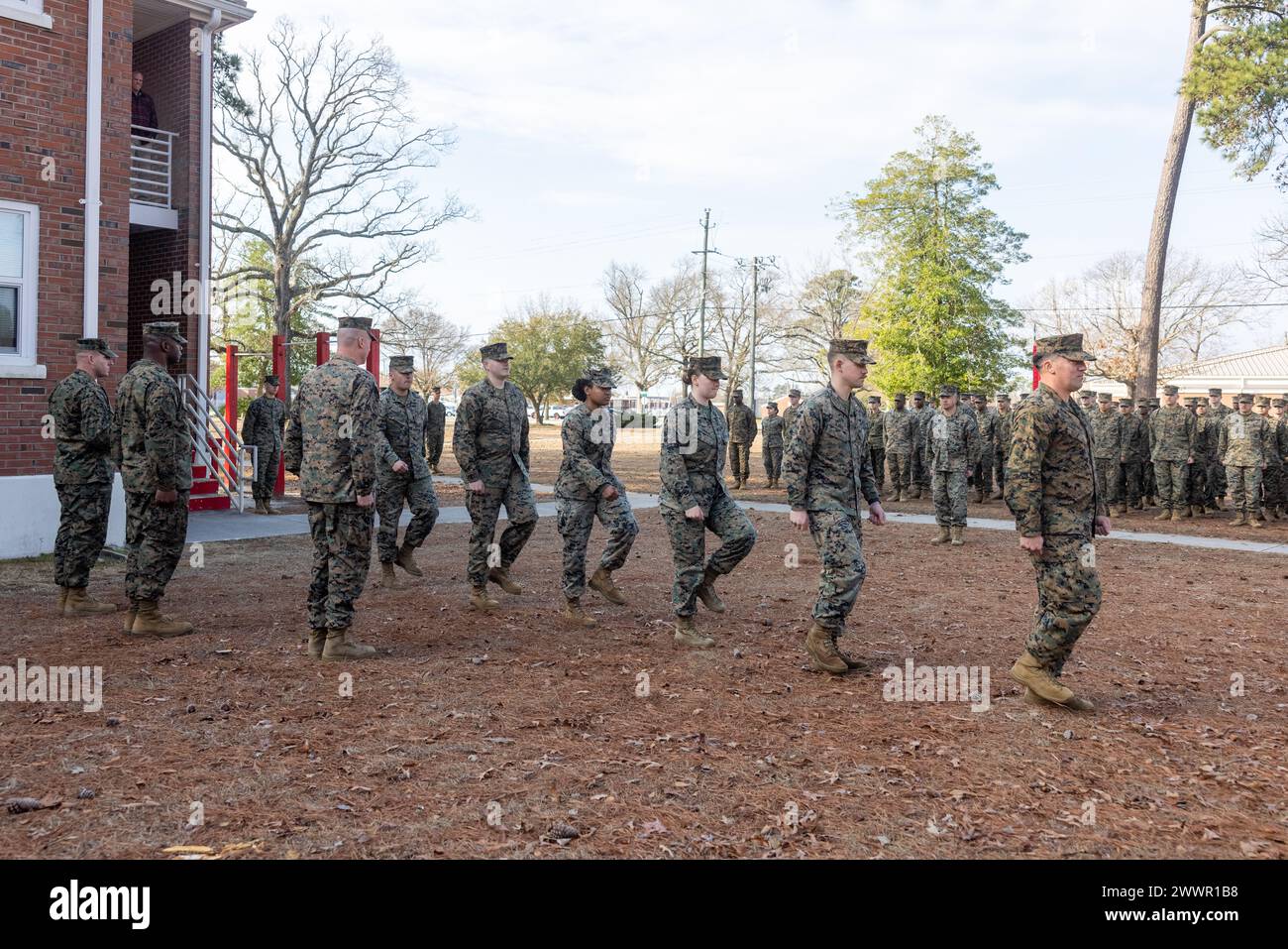 U.S. Marines with Headquarters and Service Battalion, 2nd Marine ...