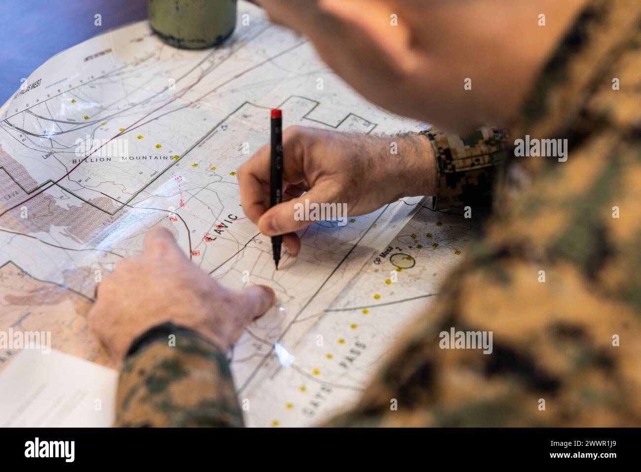 U.S. Marine Corps Capt. Charles Sprott, an infantry officer with 2d ...