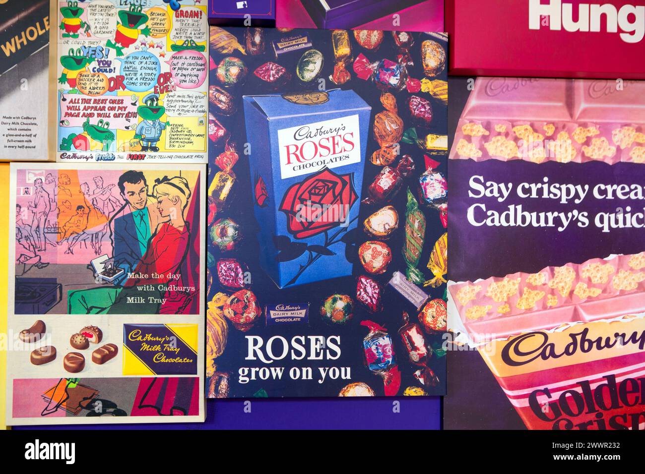 Cadbury roses chocolates hi-res stock photography and images - Alamy