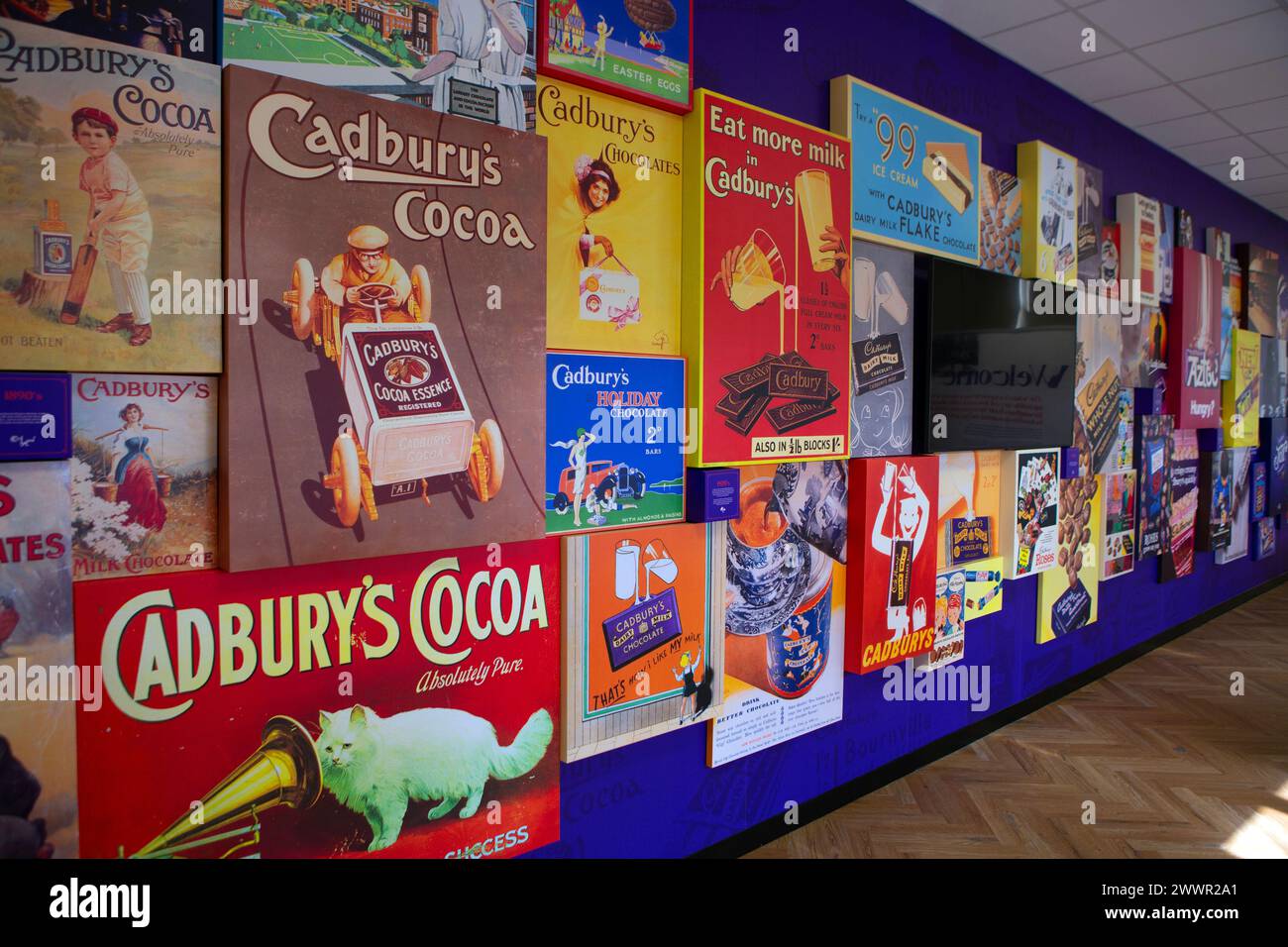 Vintage replica Cadbury's Advertising signs of their chocolate products ...