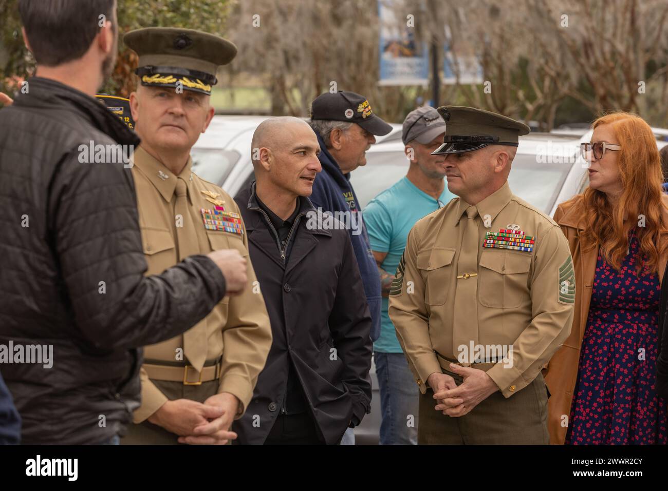 U.S. Marine Corps Sgt. Maj. Bryan Alfaro, sergeant major, Marine Corps ...