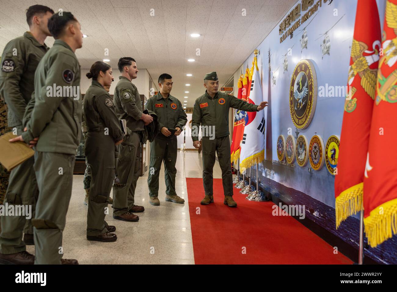 Republic of Korea Marine Corps Lt. Col. Hyun-Chul Nam, the commanding ...