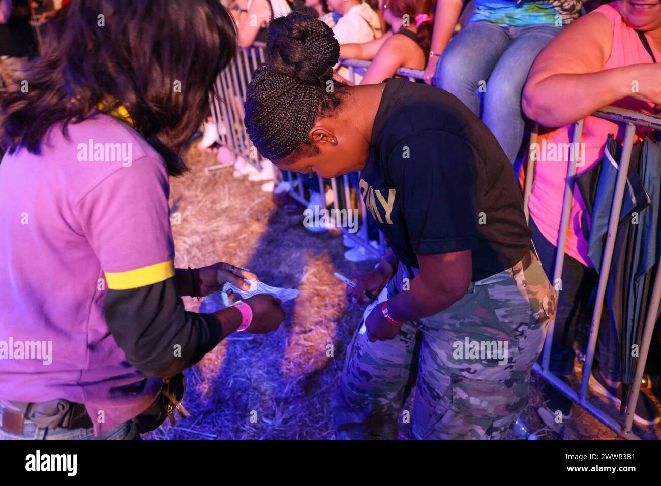 Sgt. Victoria Fatukasi, vocalist with the 39th Army Band, 54th Troop ...