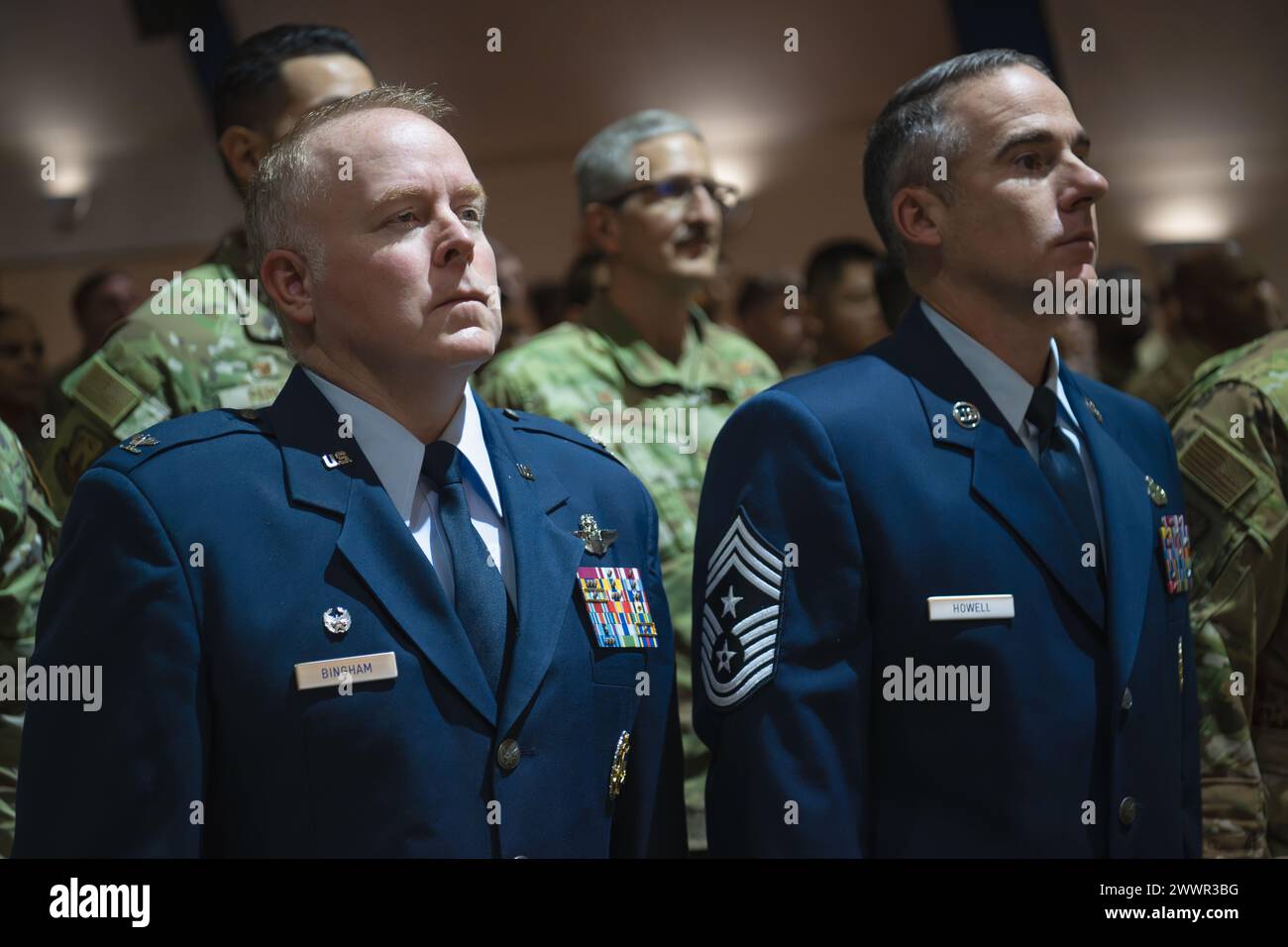 U.S. Air Force Col. Adam Bingham, 6th Air Refueling Wing commander ...