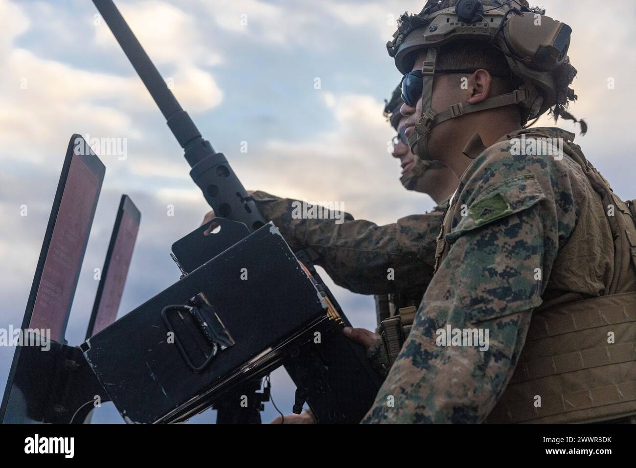 U.S. Marine Corps Lance Cpl. Anthony Reyesgreendale, front, and Cpl ...