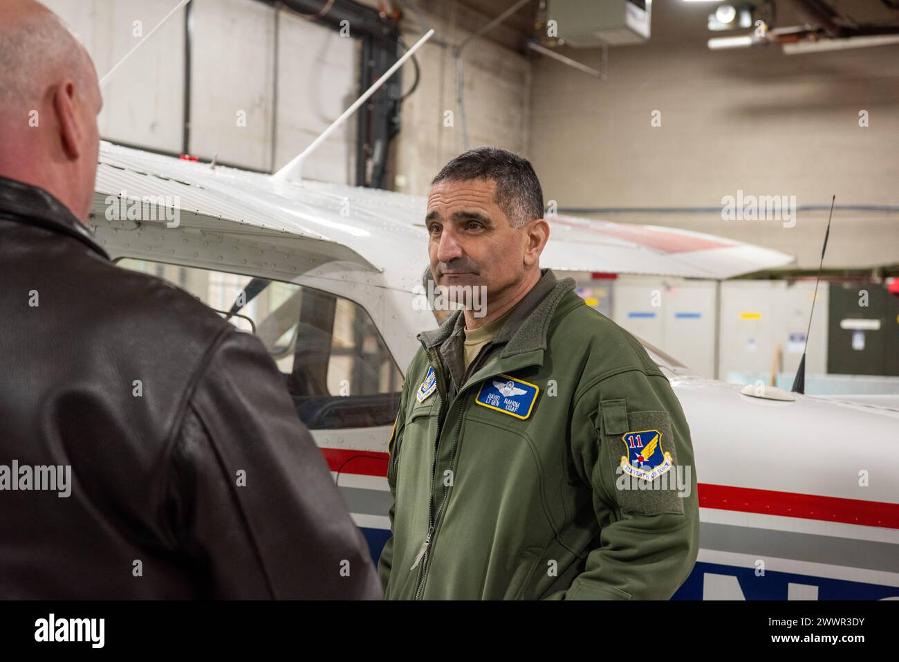 U.S. Air Force Lt. Gen. David Nahom, commander, Alaskan North American ...