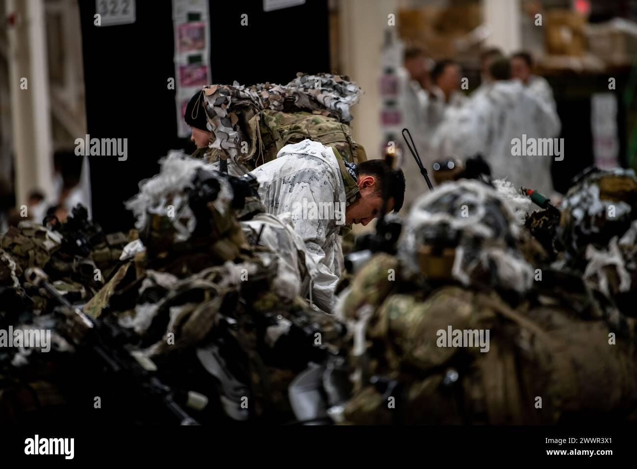 Soldiers assigned to 1st Infantry Brigade Combat Team, 11th Airborne ...