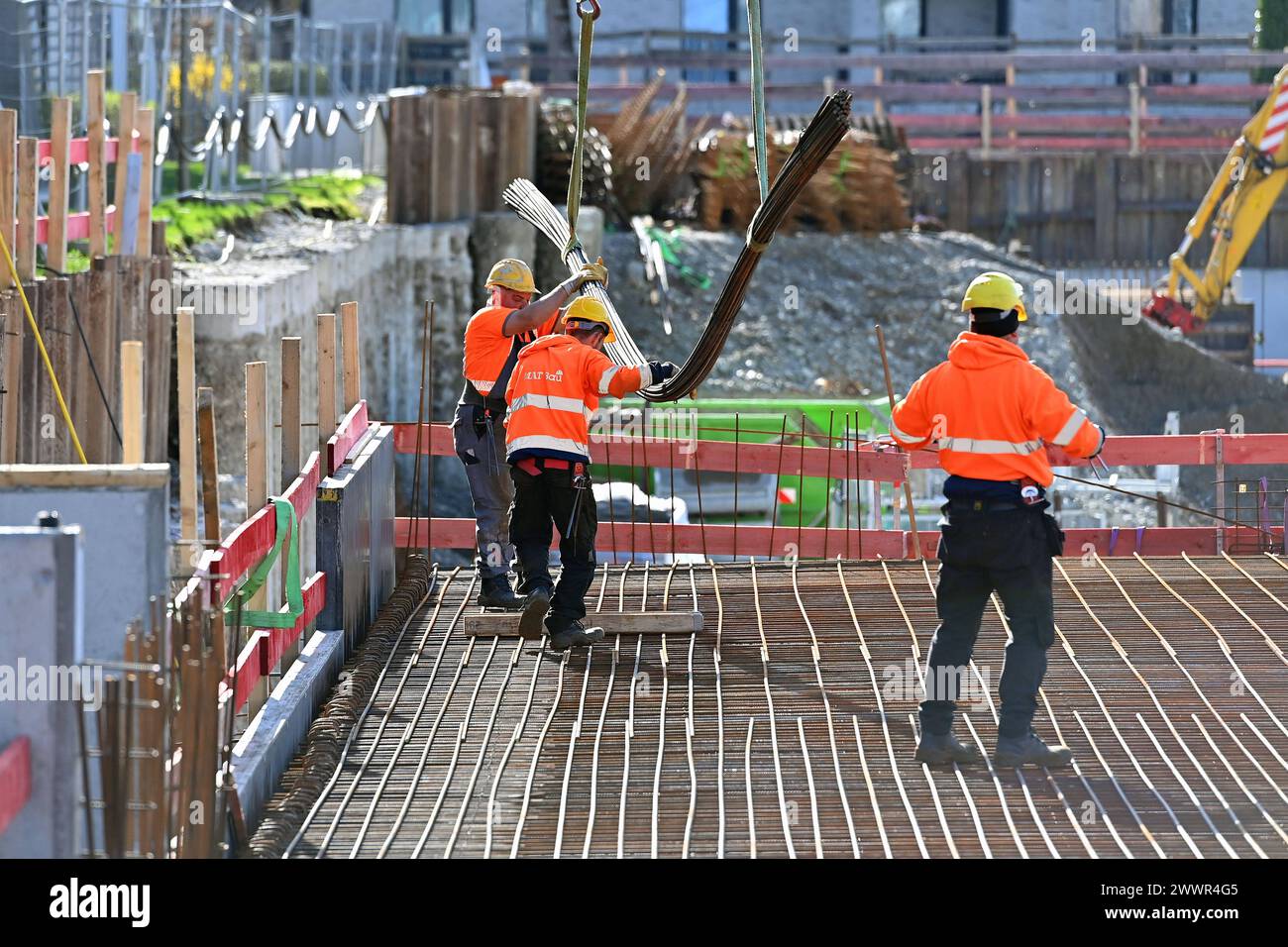 Bauauftraege geben zu Jahresbeginn deutlich nach. Themenbild ...