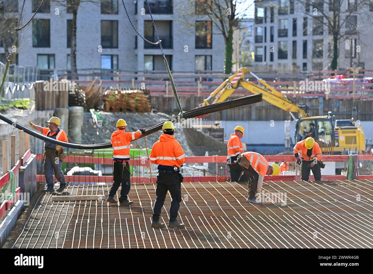 Bauauftraege geben zu Jahresbeginn deutlich nach. Themenbild ...