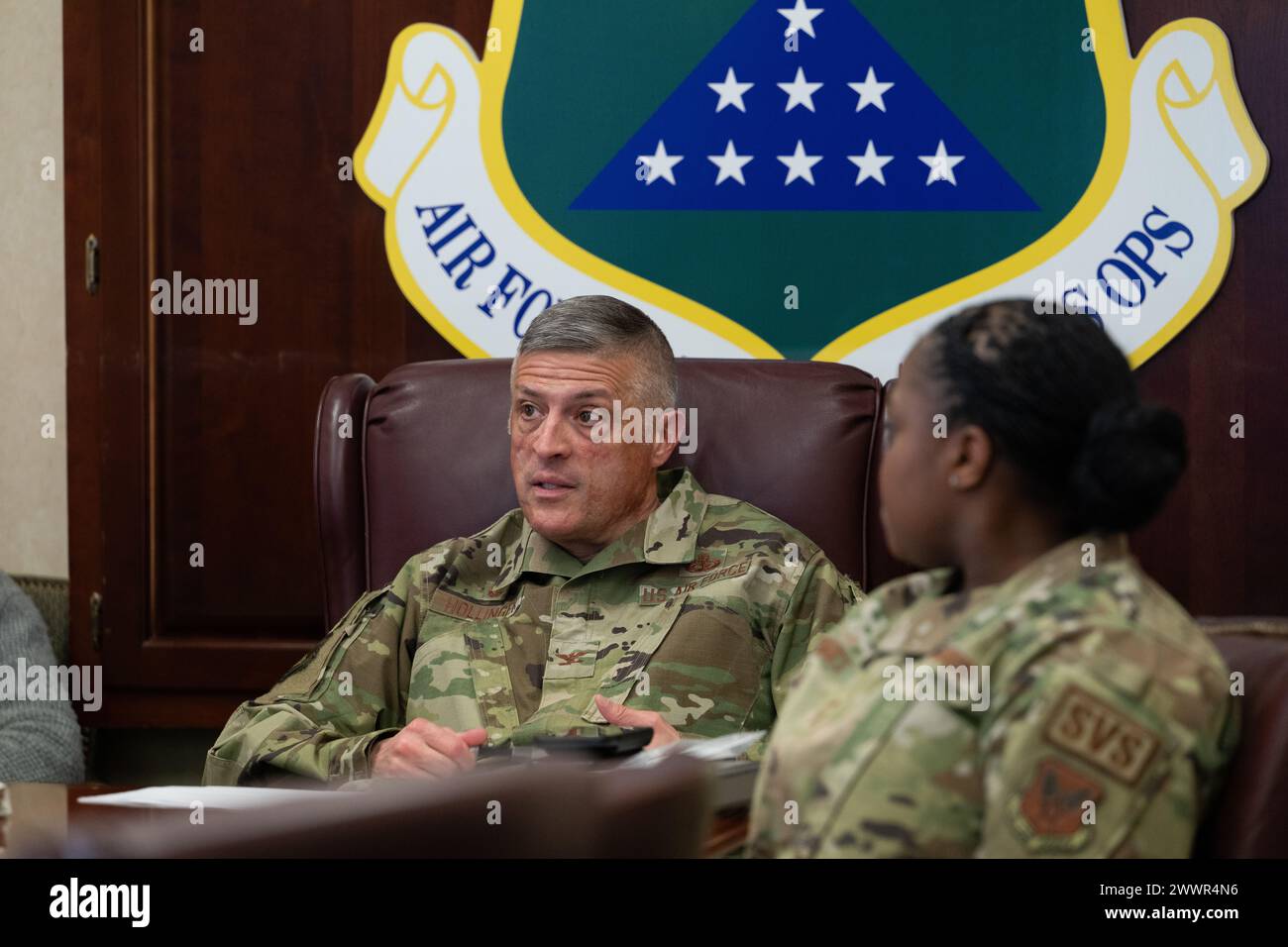 Col. Chip W. Hollinger, Air Force Mortuary Affairs Operations commander ...