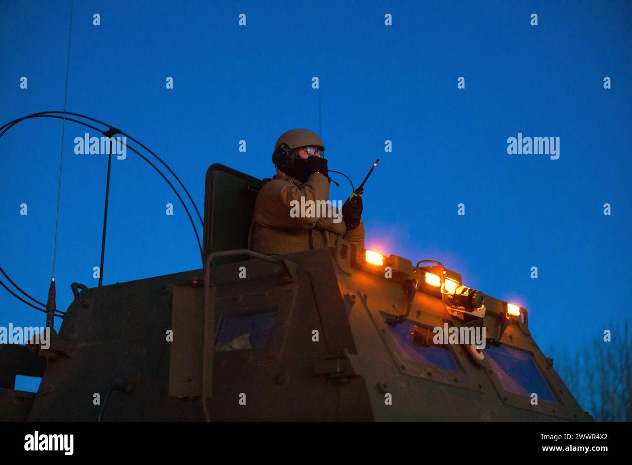 U.S. Marine Corps Cpl. Edwin Cruzportillo, a High Mobility Artillery ...
