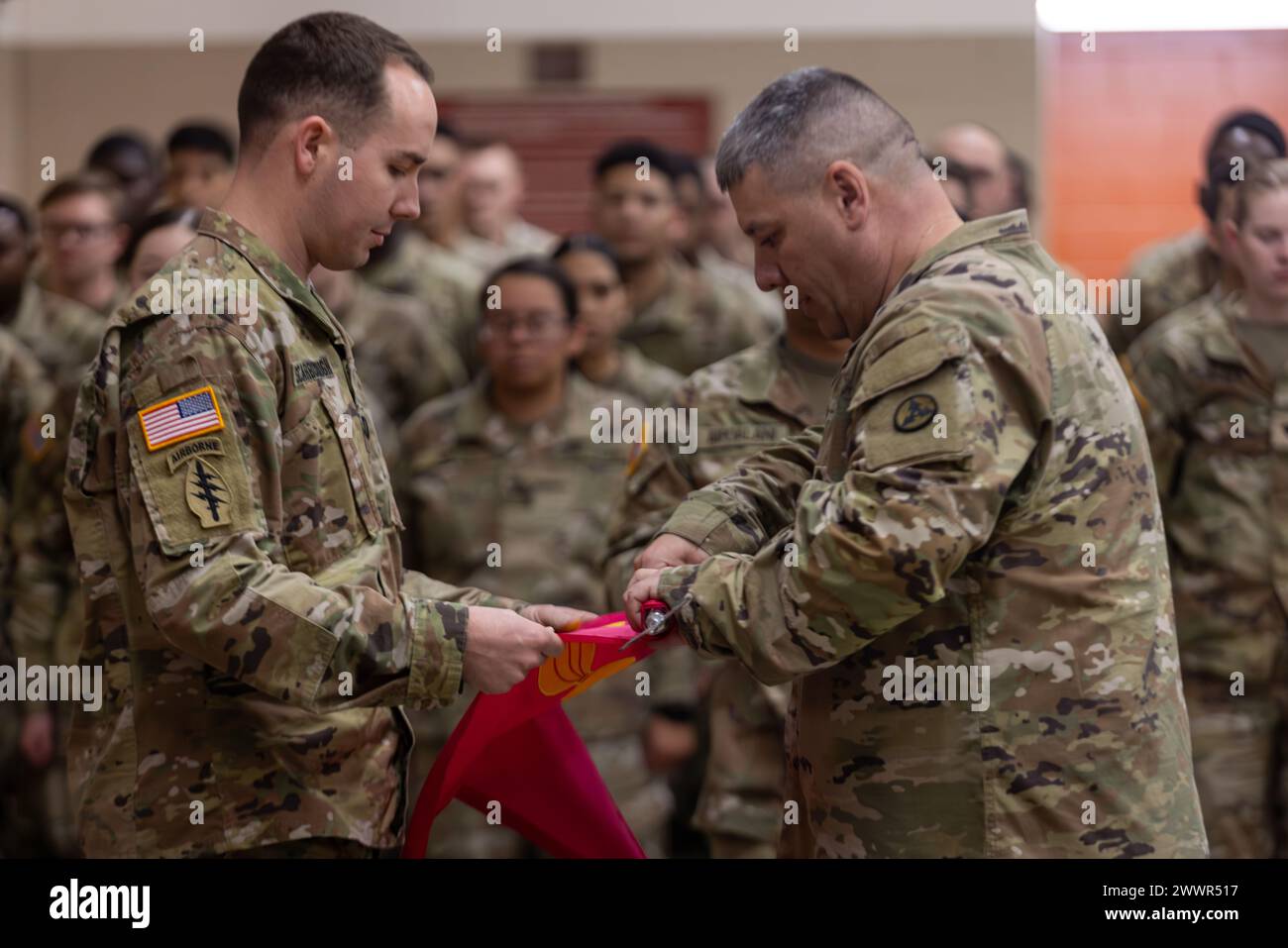 U.S. Army Capt. Robert Scarborough, commander of the 8th Ordnance ...