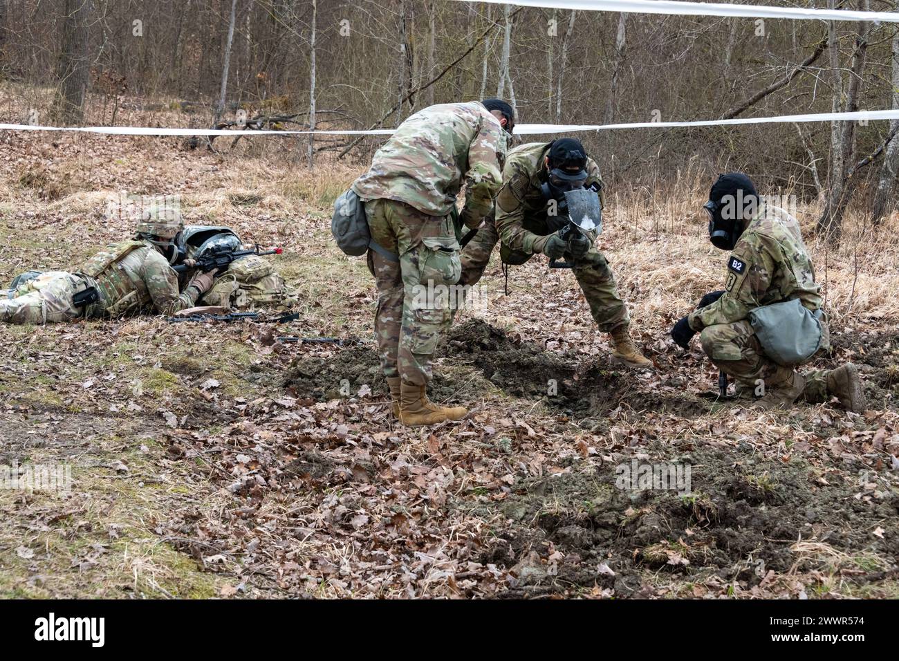 U.S. Soldiers with 30th Medical Brigade, 21st Theater Sustainment ...