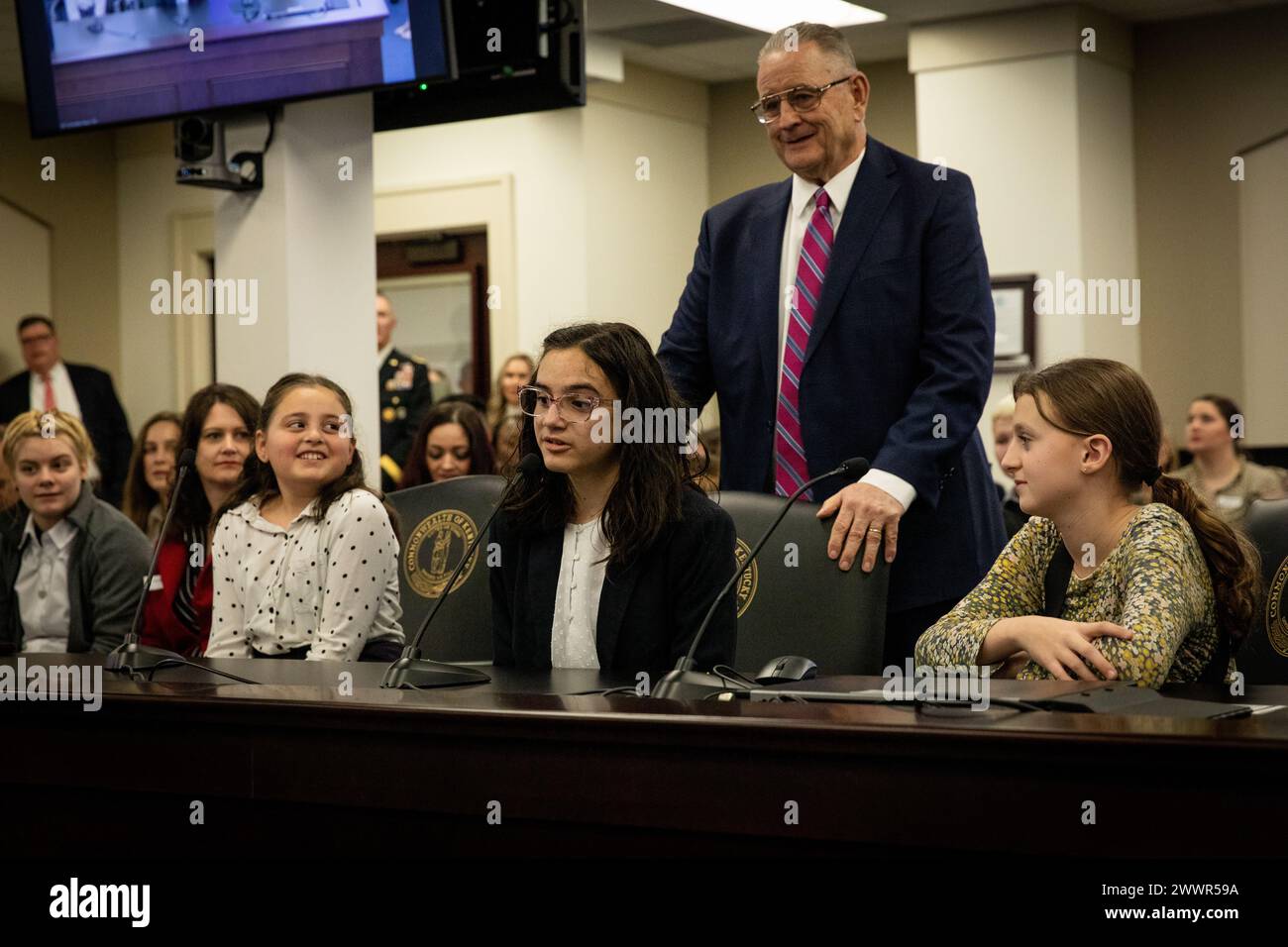 Approximately 80 children of Kentucky military service members were ...