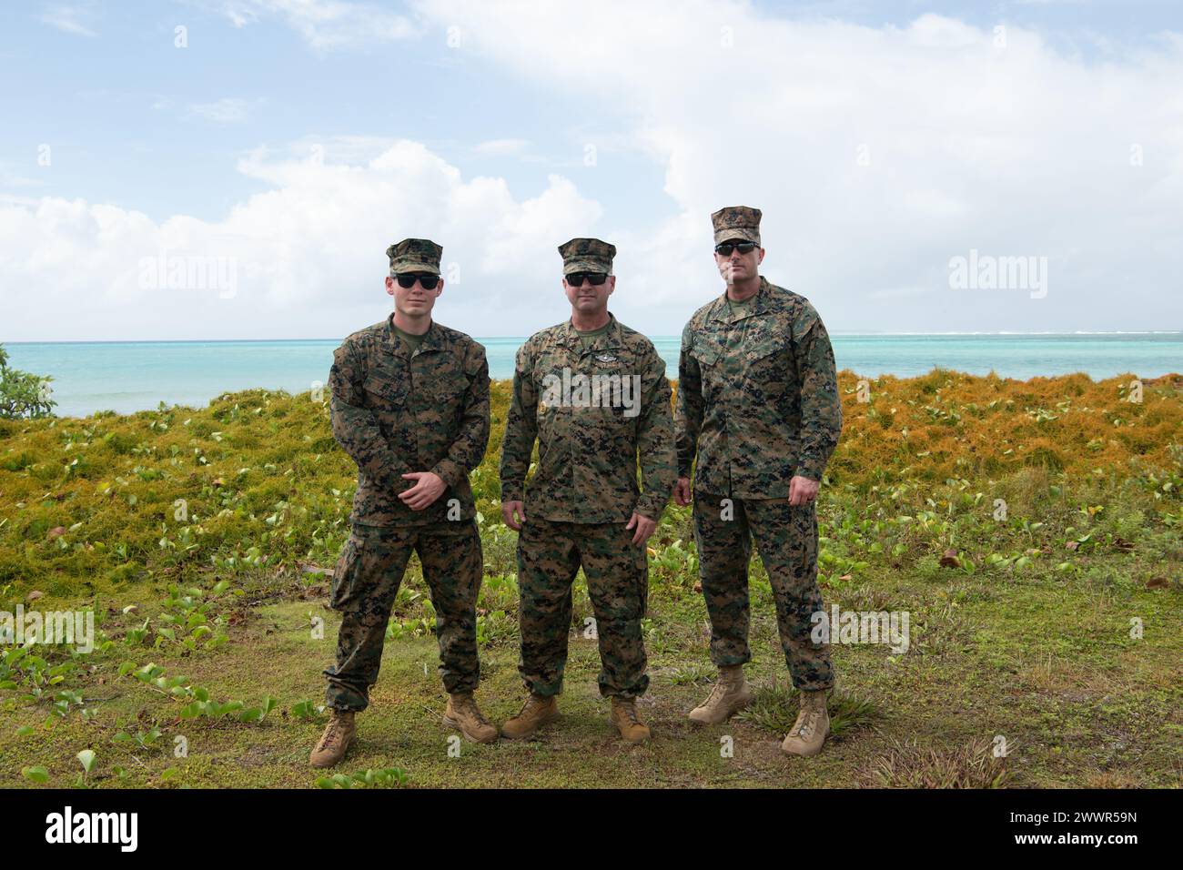 From left: U.S. Marine Corps Sgt. Trevor Turcotte, 4th Marine Division ...