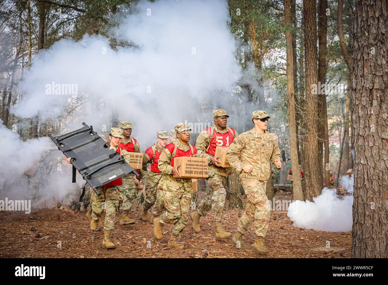 Infantry recruits from Charlie Company, 2nd Battalion, 58th Infantry ...