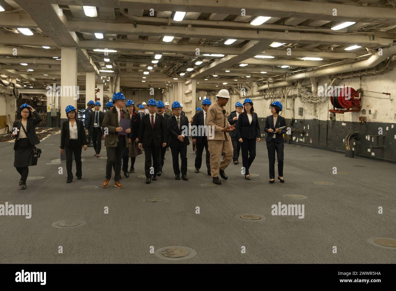 SASEBO, Japan (Feb. 20, 2024) Captain Patrick German, USS New Orleans ...