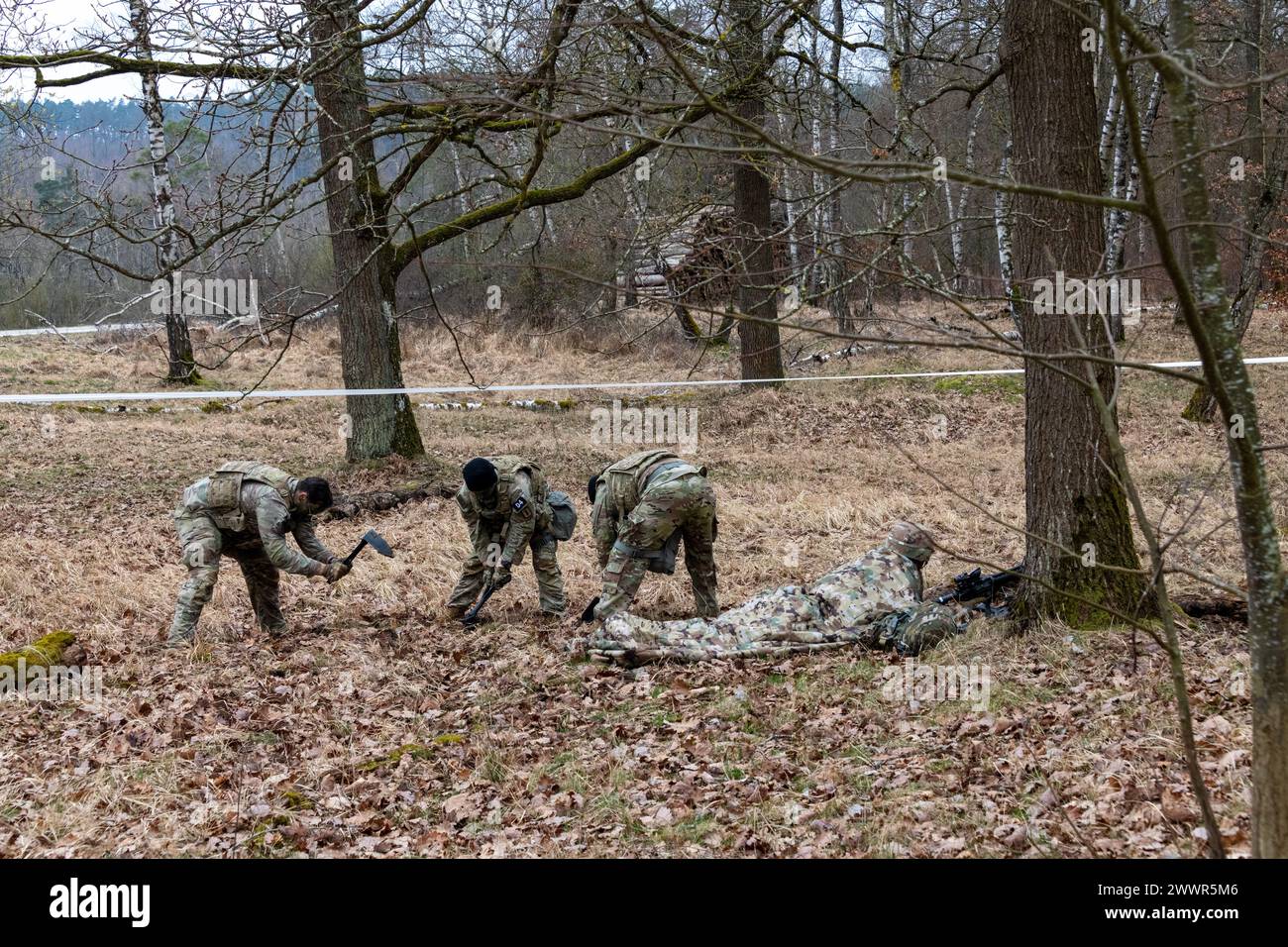 U.S. Soldiers with 30th Medical Brigade, 21st Theater Sustainment ...