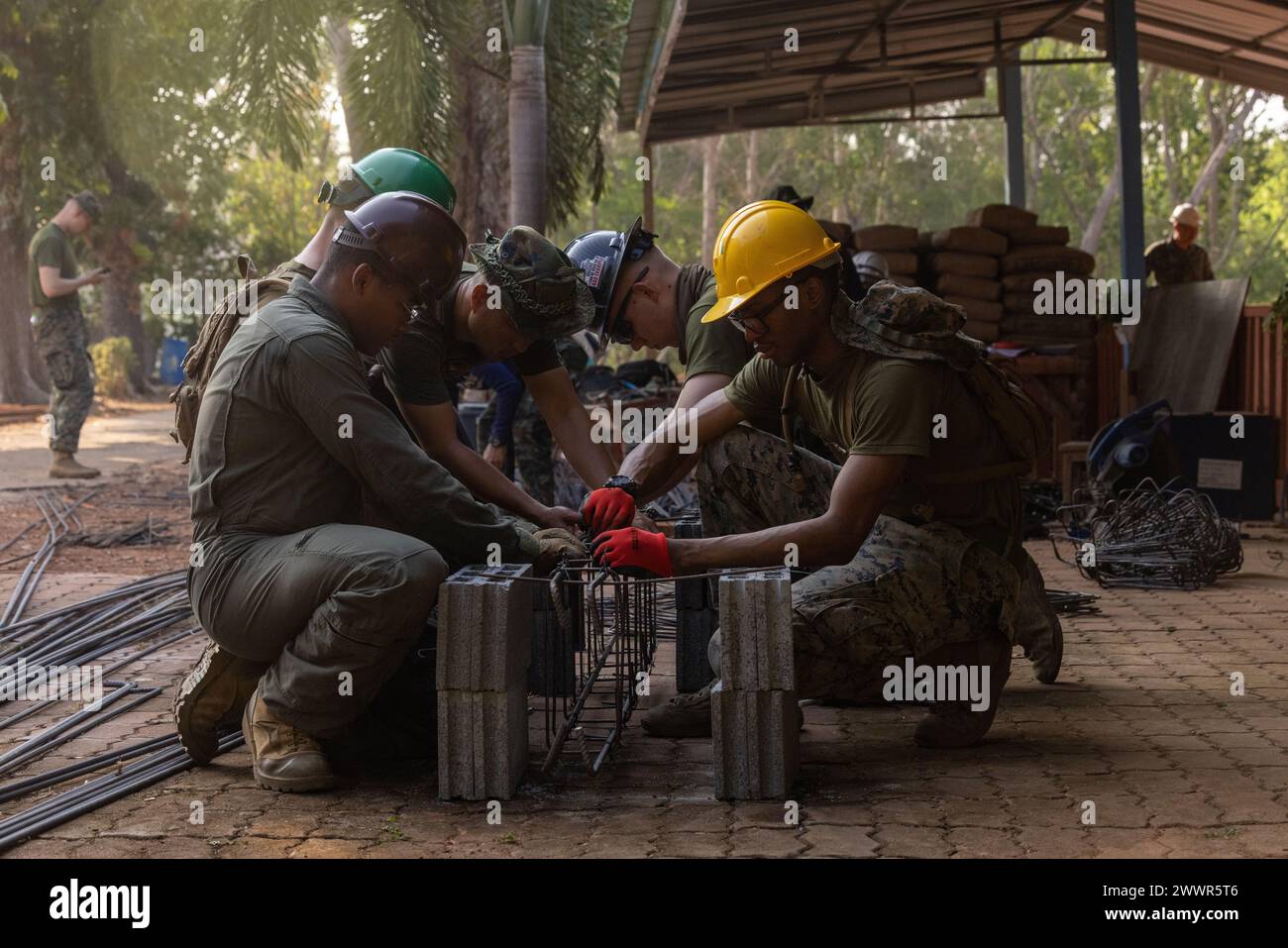 U.S. Marines with Marine Wing Squadron (MWSS) 171, Marine Aircraft ...