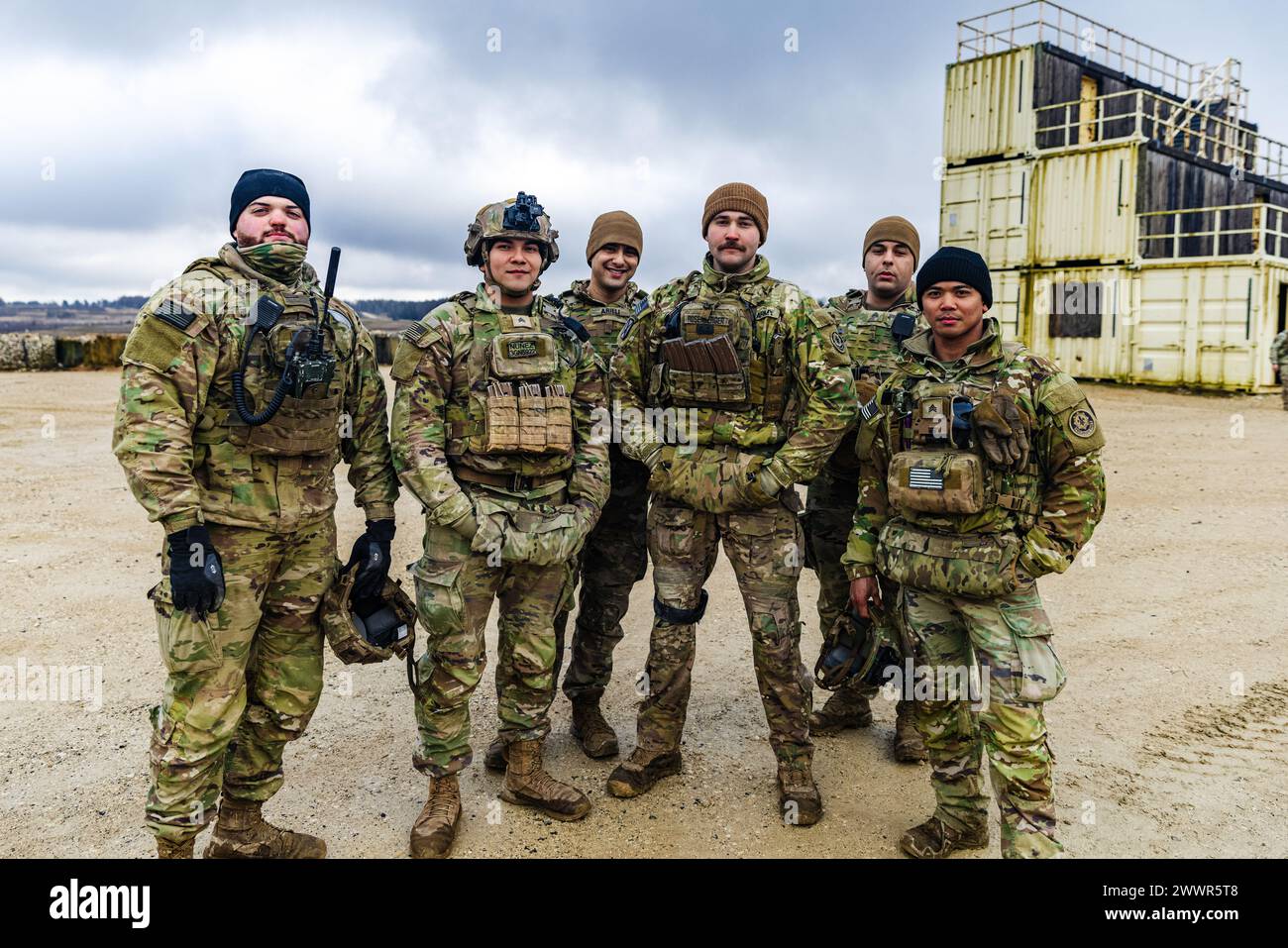 U.S. Army Soldiers, attached to 3rd squadron, 2nd Cavalry Regiment ...