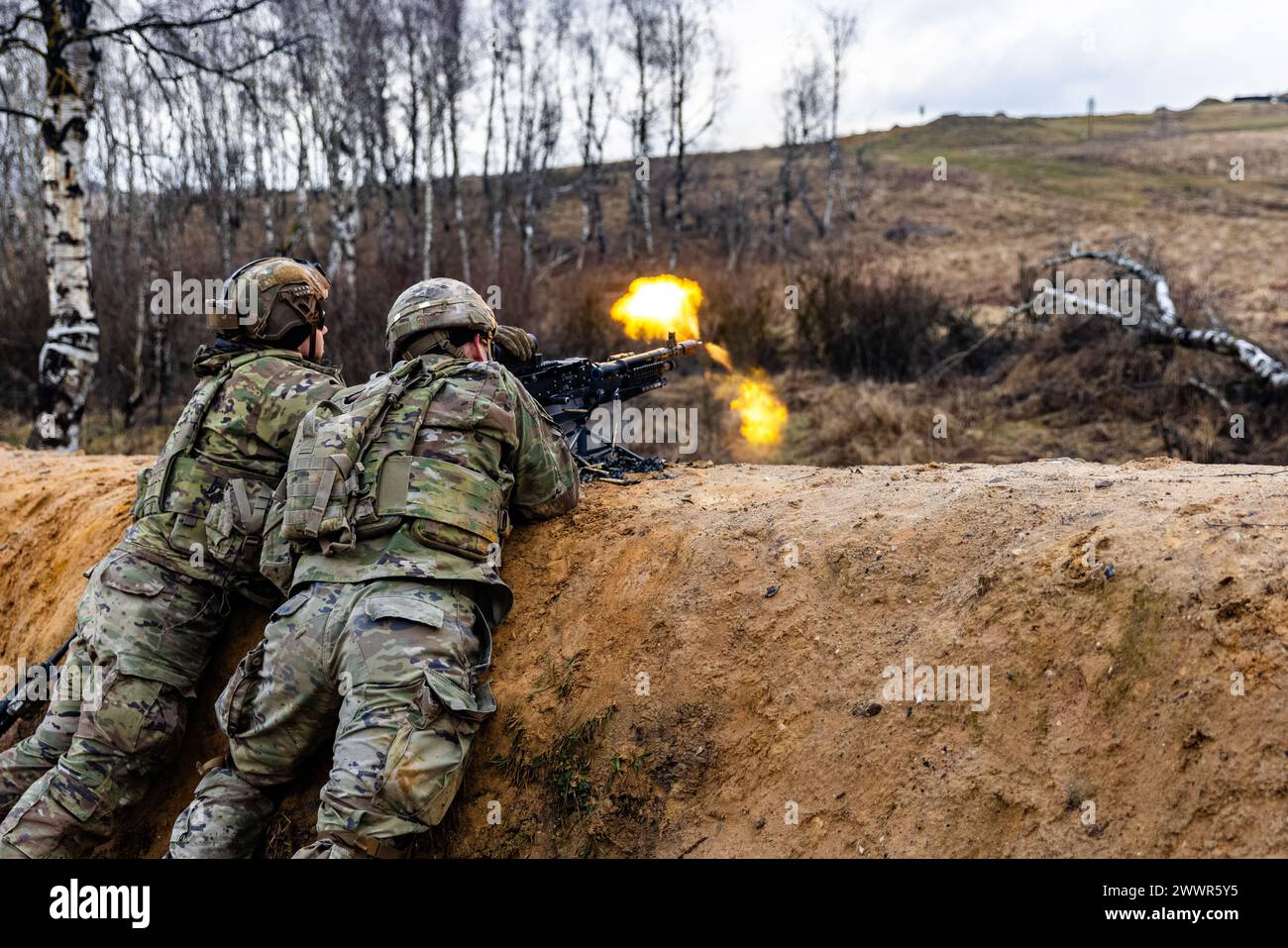 U.S. Army Pfc. Michael Henderson, attached to 3rd squadron, 2nd Cavalry ...