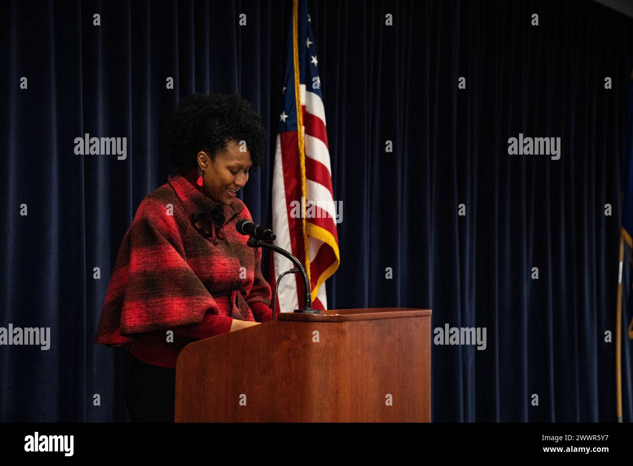 Guest speaker Sharisse Lucas, Child and Youth Coordinator for the ...