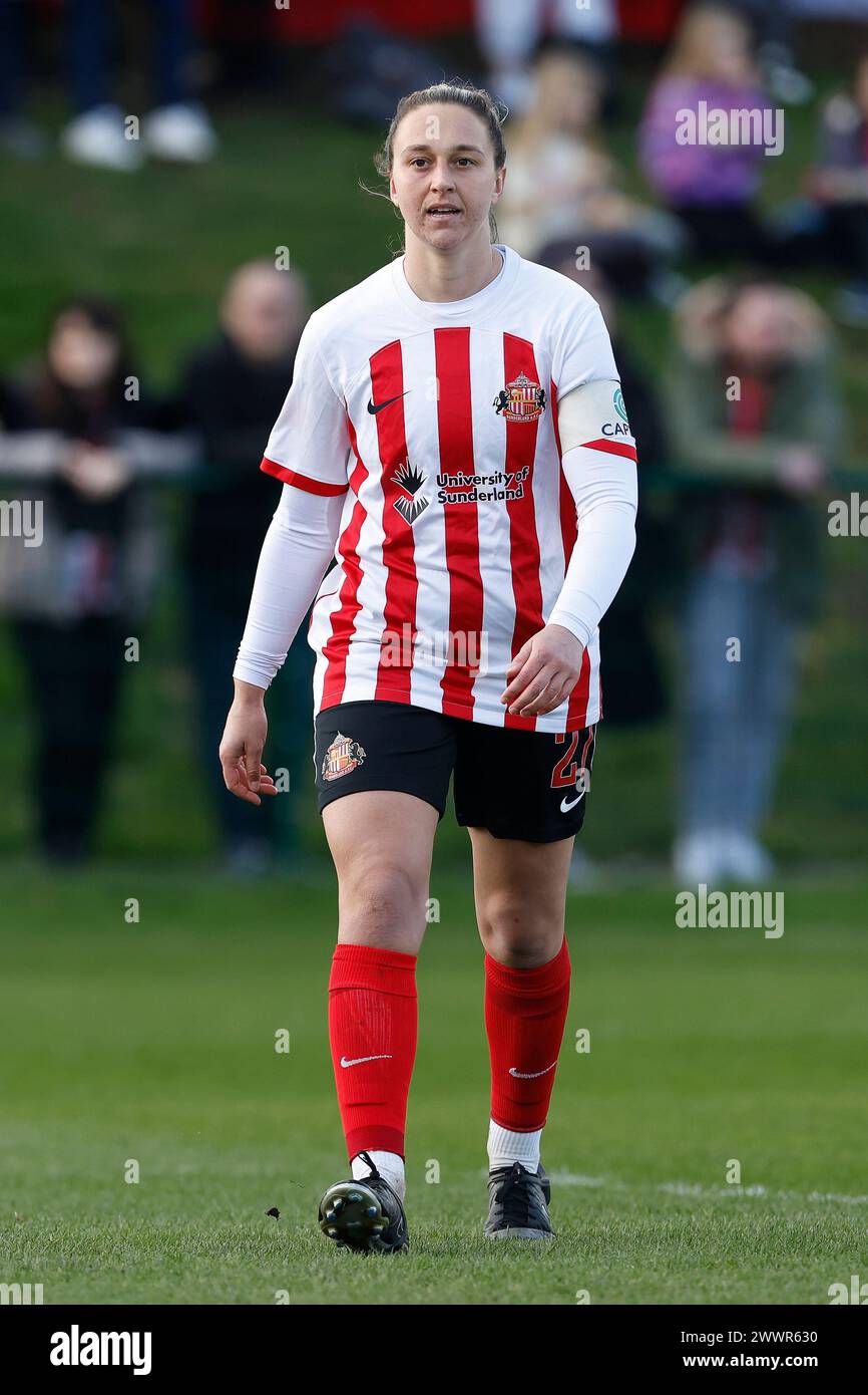 Brianna Westrup of Sunderland during the FA Women's Championship match ...