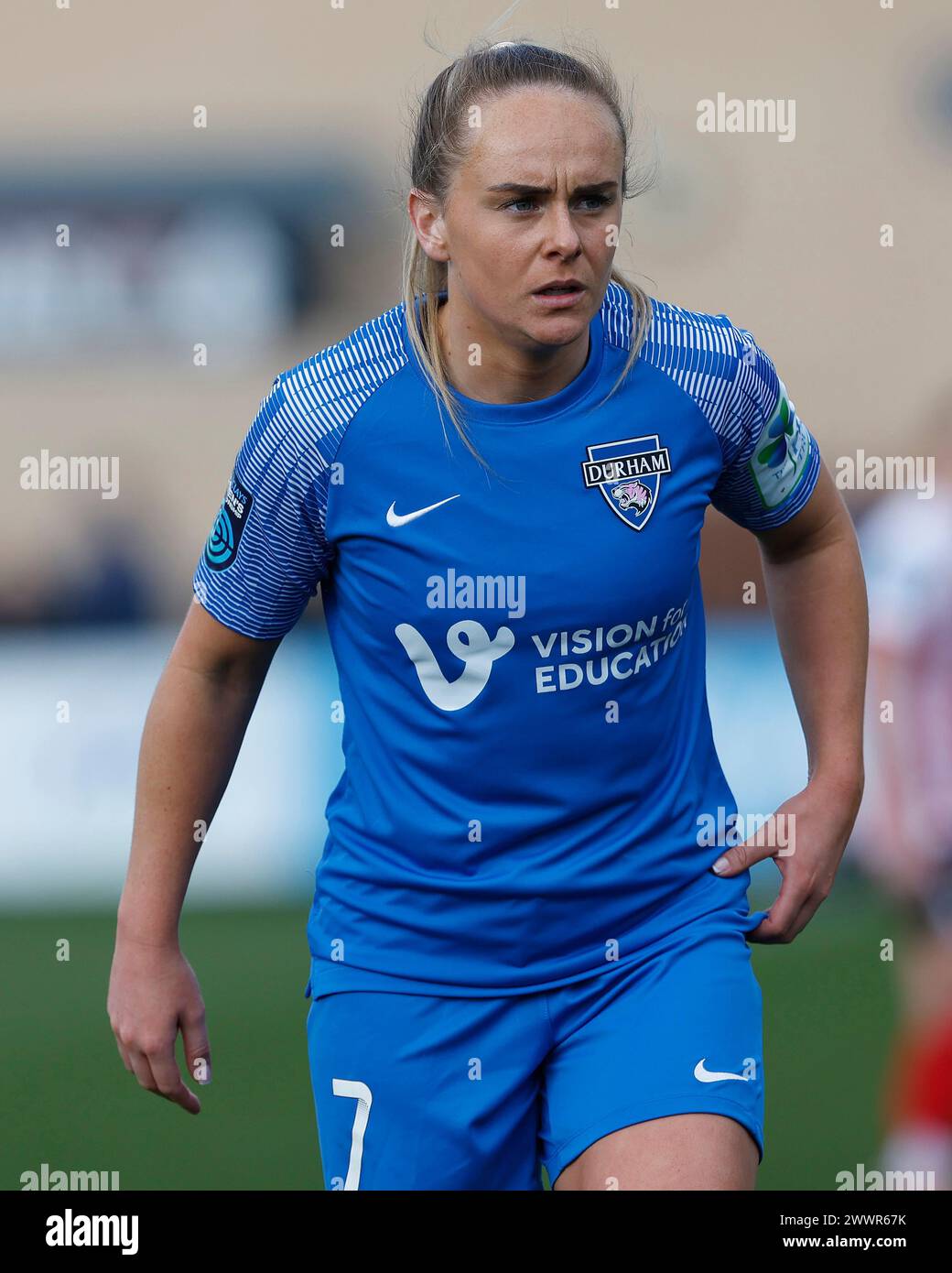 Durham Women's Beth Hepple during the FA Women's Championship match ...