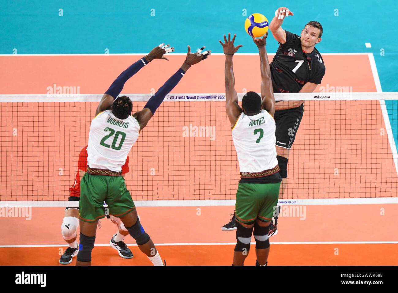 Christian Fromm (Germany), Ahmed Mbutngam, Christian Voukeng (Cameroon ...