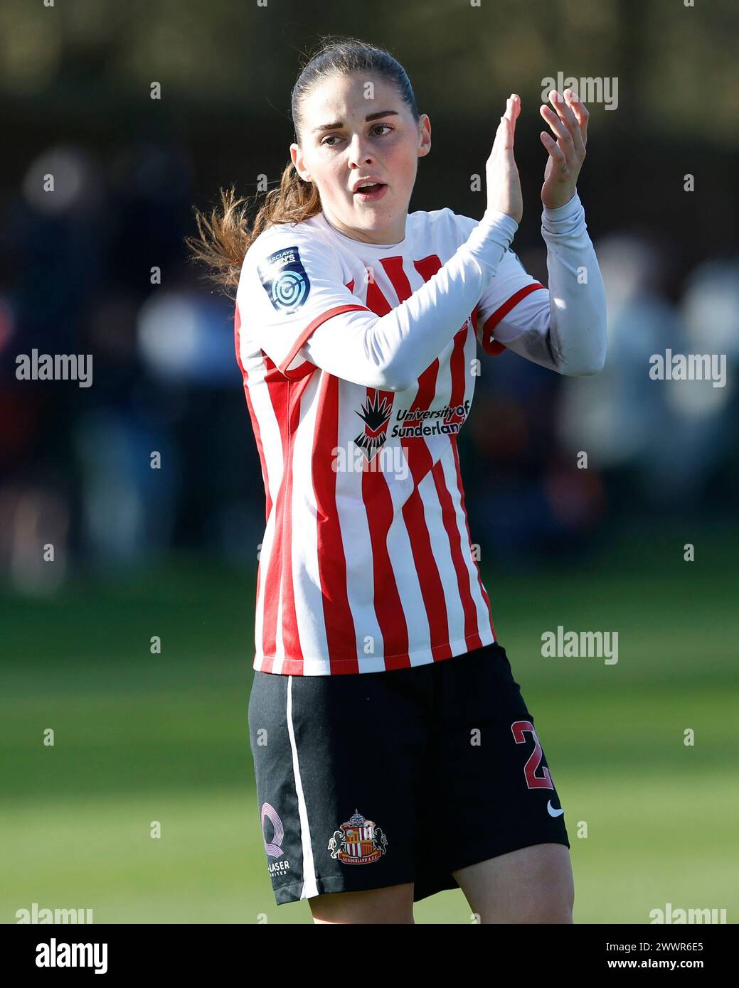 Sunderland's Jenna Dear during the FA Women's Championship match ...