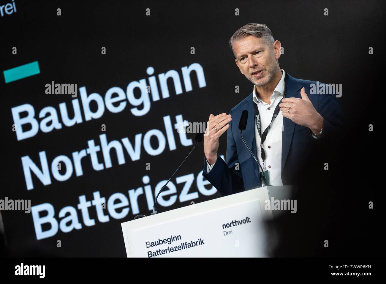 Northvolt - Baubeginn Batteriezellfabrik bei Heide in Schleswig ...