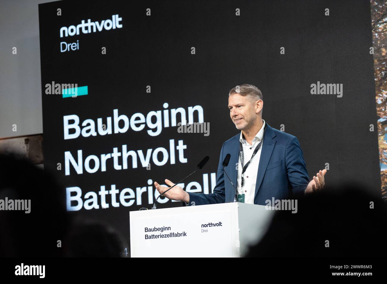 Northvolt - Baubeginn Batteriezellfabrik bei Heide in Schleswig ...