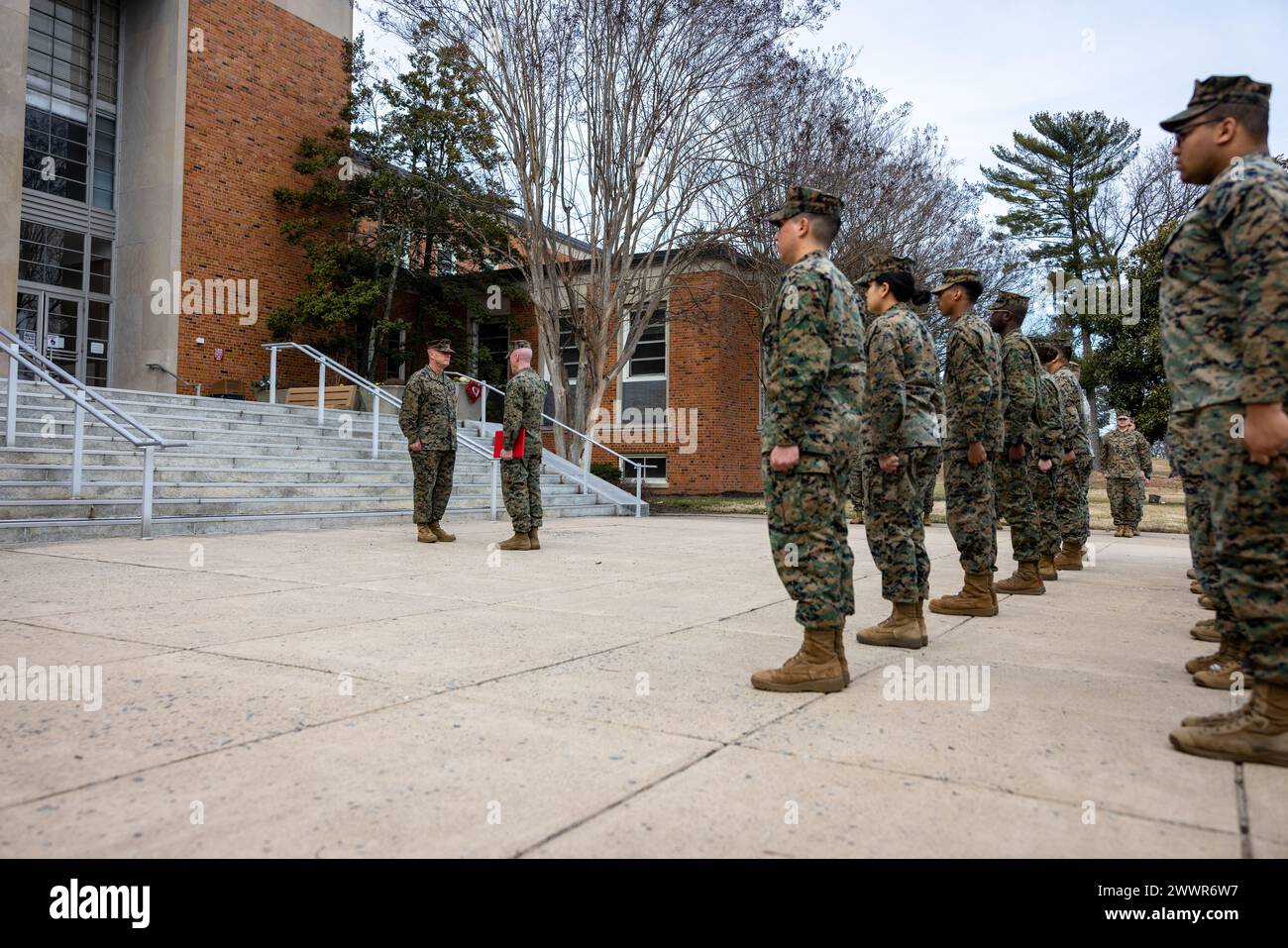 U.S. Marines with Programs and Resources Department, Headquarters ...