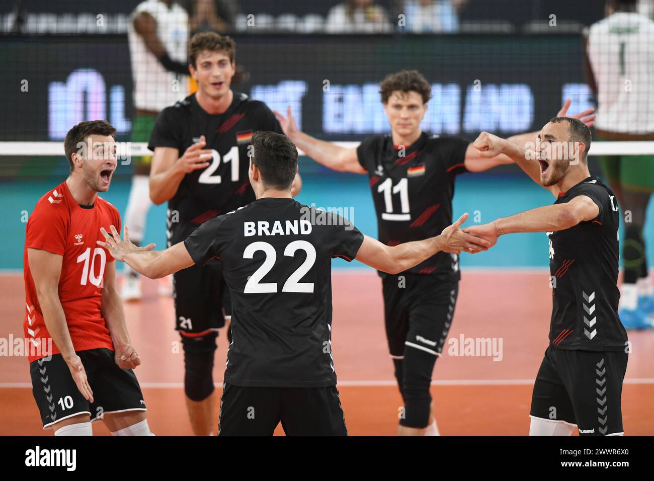Germany National Volleyball team celebration. Volleyball World ...