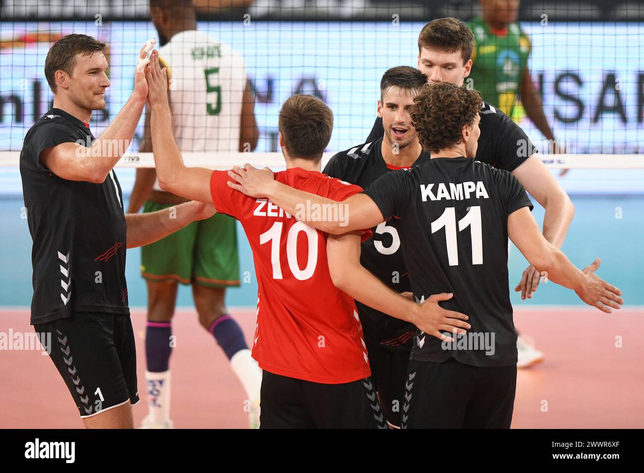 Germany National Volleyball team celebration. Volleyball World ...