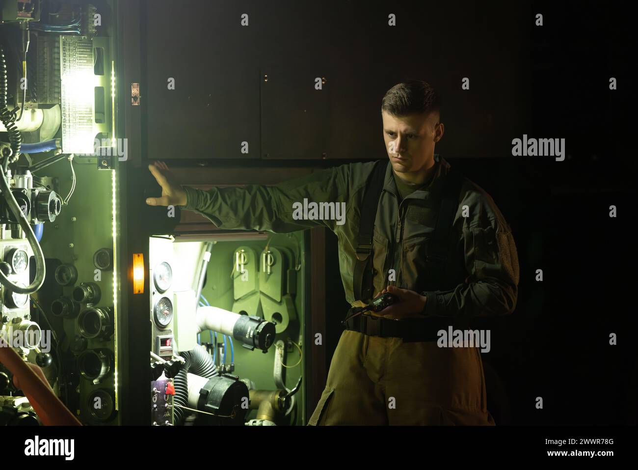 U.S. Marine Corps Cpl. Dmitriy Repnitskiy, an expeditionary ...