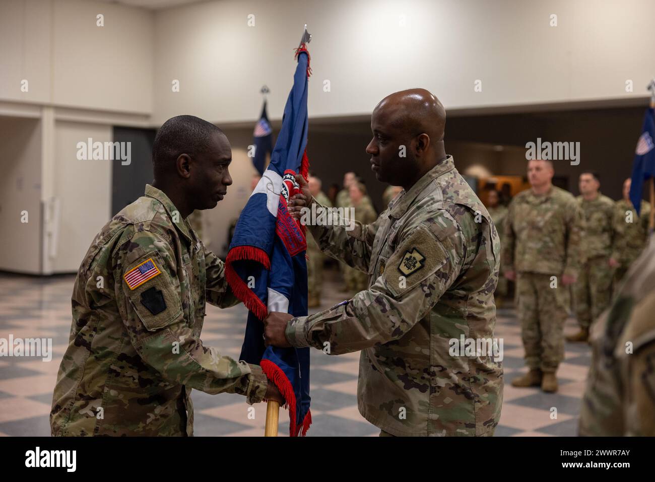 U.S. Army Maj. Calvert C. Brown, incoming commander of the Recruiting ...
