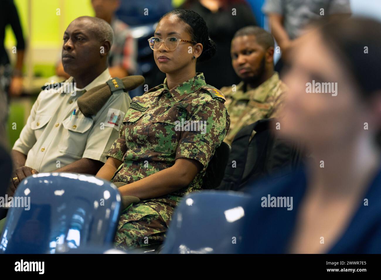 Suriname Armed Forces Lt. Col. Chevron Terborg, military hospital ...