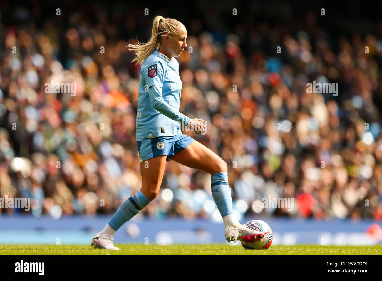 Manchester Citys Alex Greenwood During The Barclays Womens Super