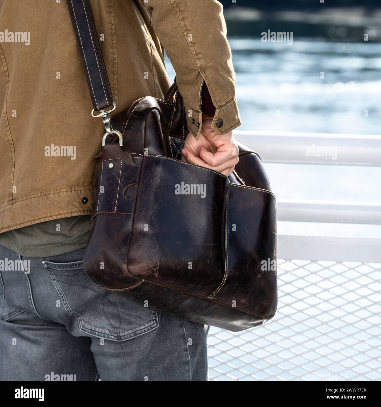 Male satchel hi-res stock photography and images - Alamy