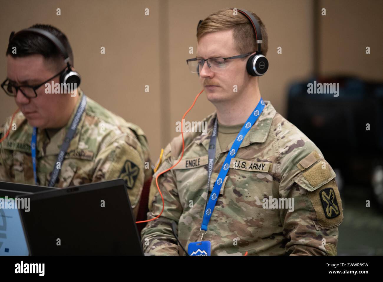 Competitors in seven-man teams showcase their linguistic prowess during ...