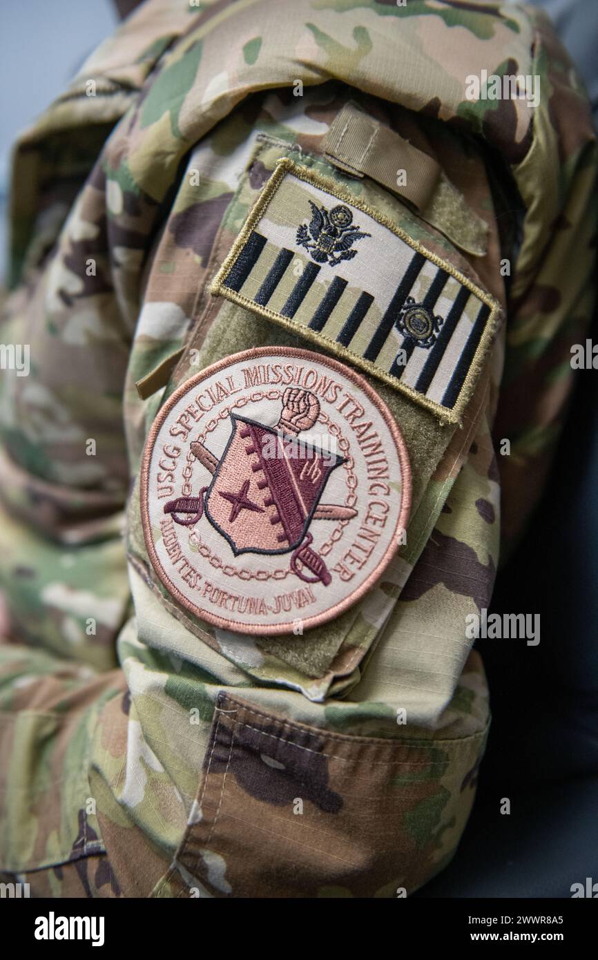 A Coast Guardsman's patch of the U.S. Coast Guard Special Missions ...