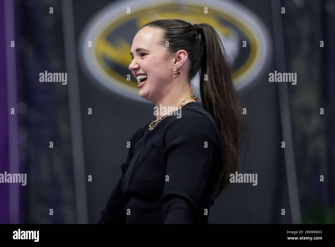 New Orleans, LA, USA. 23rd Mar, 2024. LSU Assistant Coach Ashleigh Gnat ...