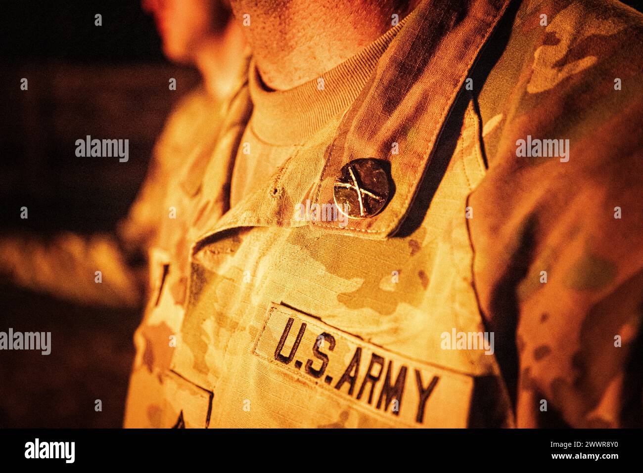 U.S. Army Infantry soldiers-in-training assigned to Delta Company, 2nd ...