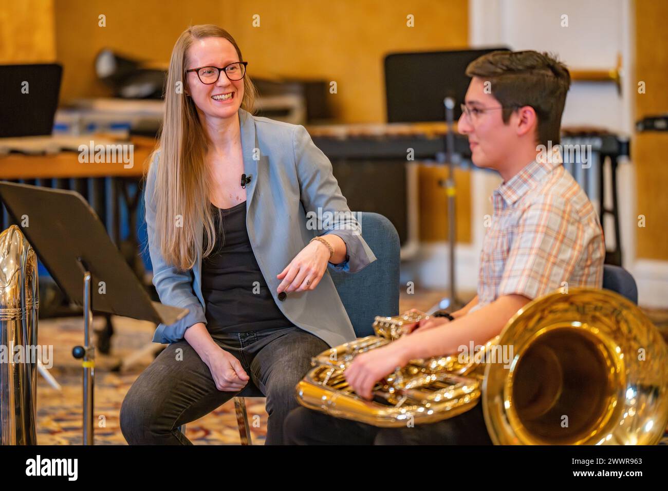 Female school principal hi-res stock photography and images - Alamy