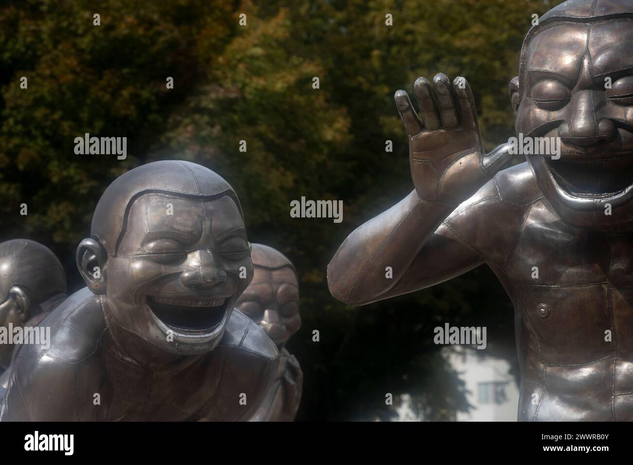 A-maze-ing Laughter Sculptures on display in Morton Park, Vancouver ...
