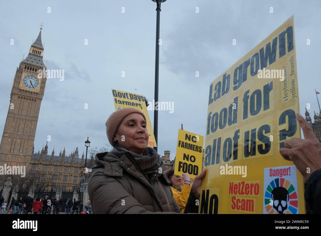 London, UK. 25th Mar, 2024. Farmers from across the country are ...